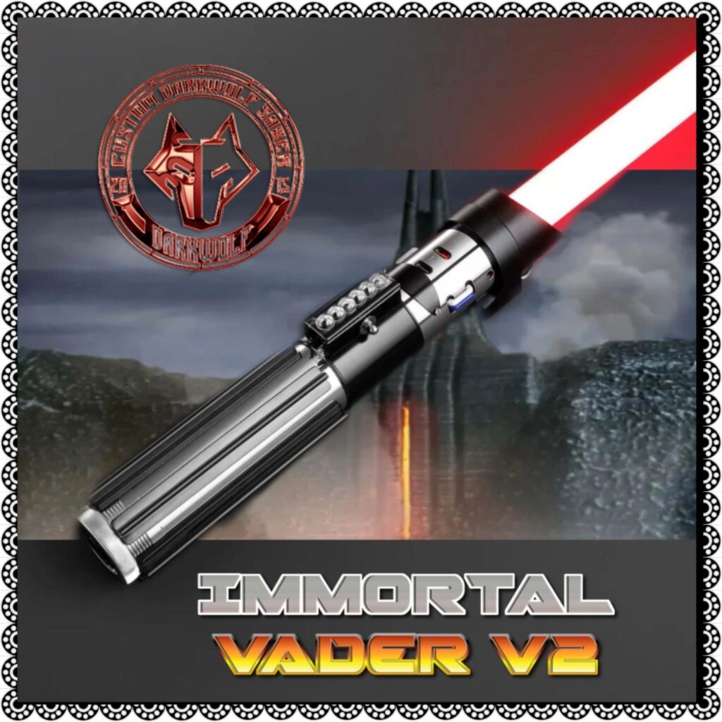 Immortal Vader V2 Lightsaber | Pixel & Proffie Saber
