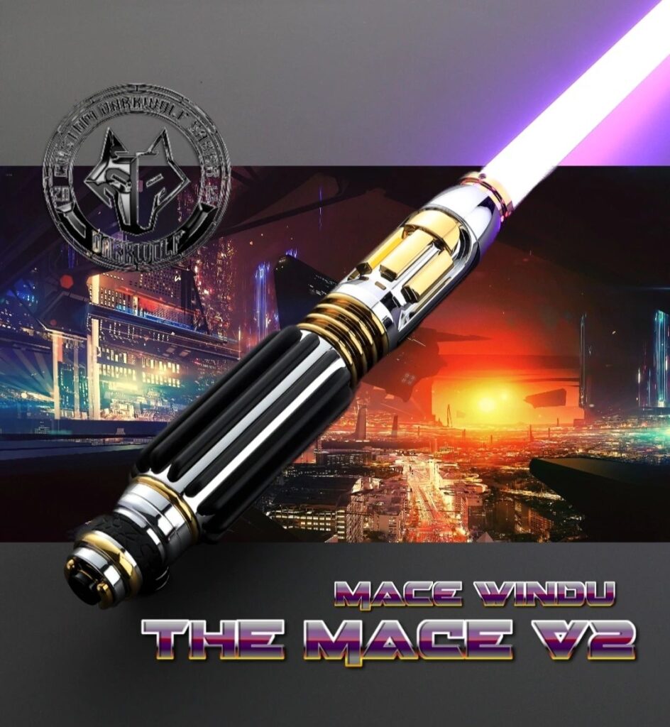 Mace v2 Lightsaber – Duel-Ready Purple Blade | DarkWolfSabers