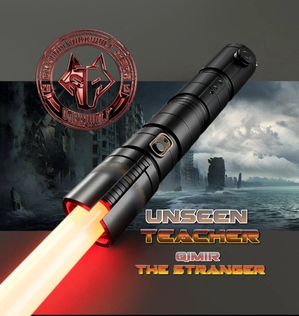 Unseen Teacher Lightsaber – Qimir the Stranger | DarkWolf Sabers