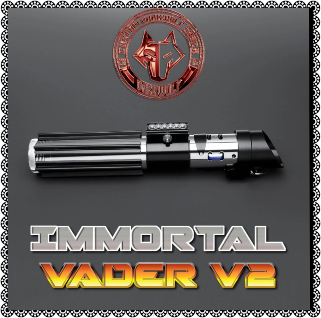 Immortal Vader V2 Lightsaber | Pixel & Proffie Saber