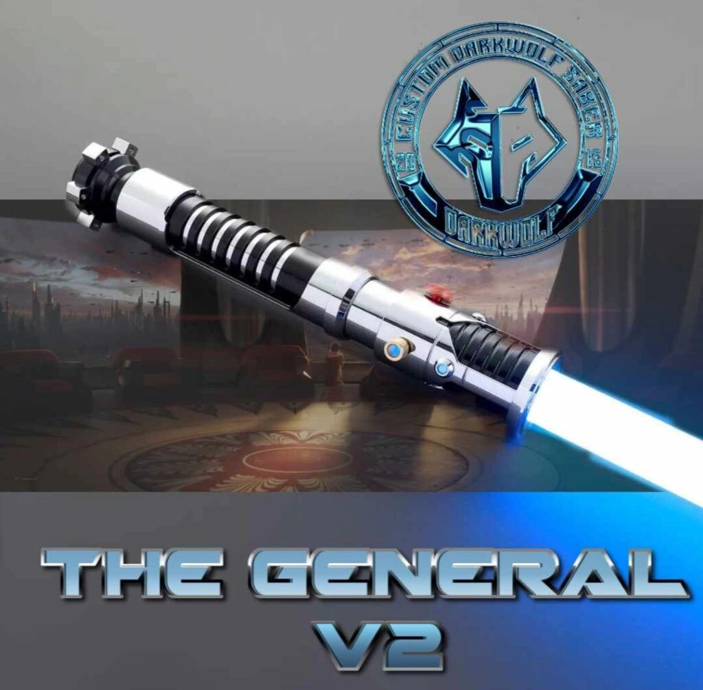The General V2 Kenobi Lightsaber | DarkWolf Sabers Pixel & RGB