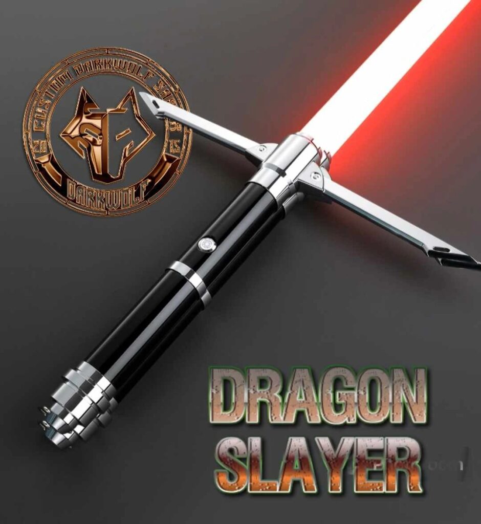 Dragon Slayer Crossguard Lightsaber | Custom Neopixel Saber