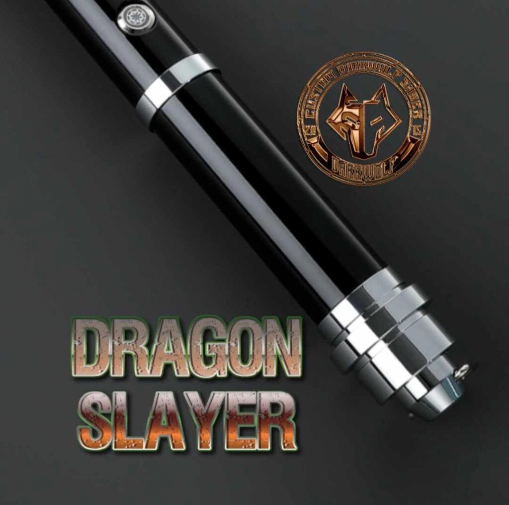 Dragon Slayer Crossguard Lightsaber | Custom Neopixel Saber