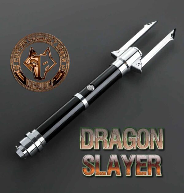 Dragon Slayer Crossguard Lightsaber | Custom Neopixel Saber