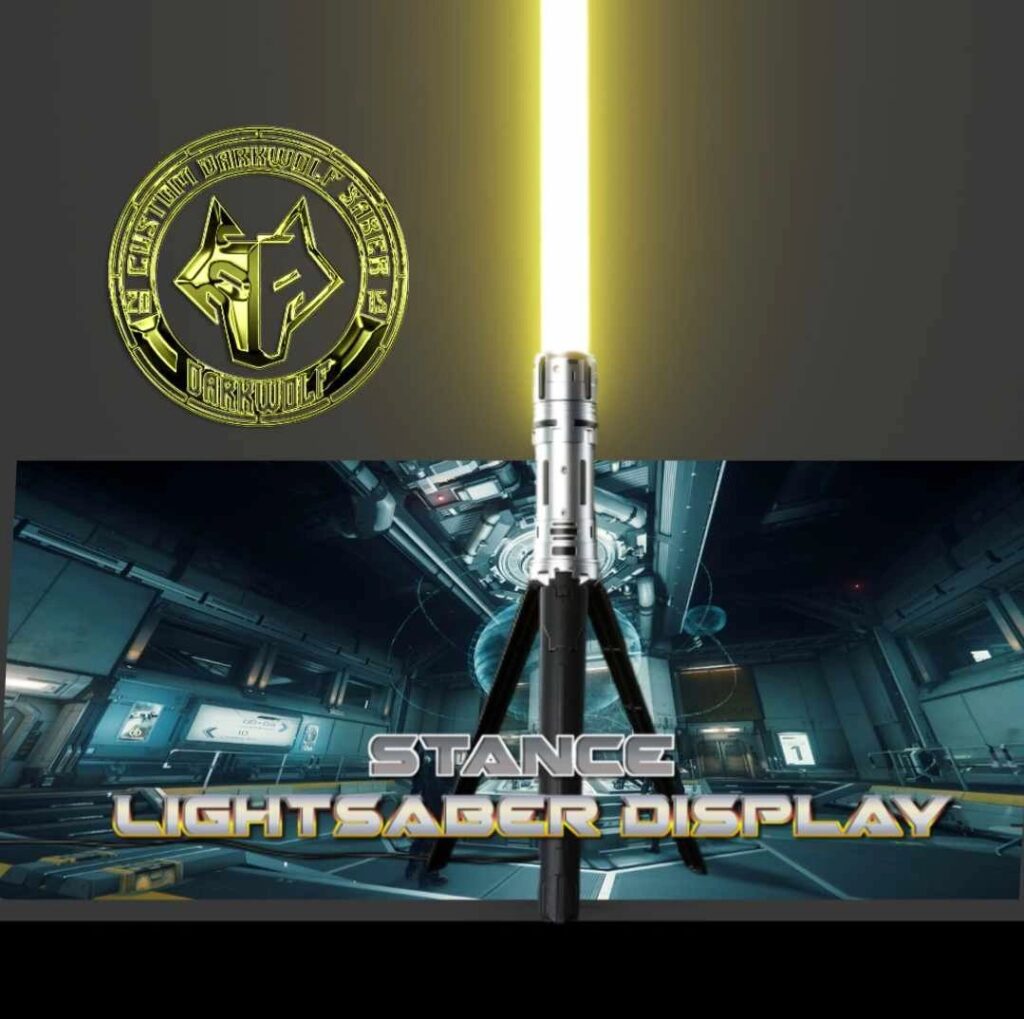 Stance Blade Display – Illuminated Pixel Lightsaber Showcase