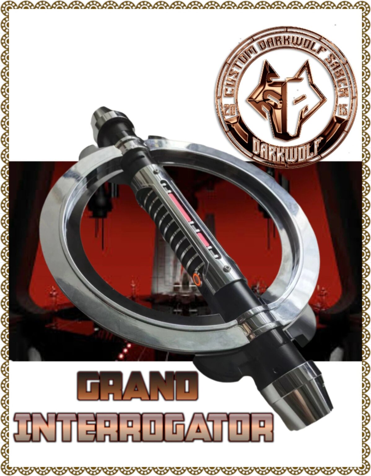 Grand Interrogator Lightsaber | Dual-Bladed RGB & Pixel Saber