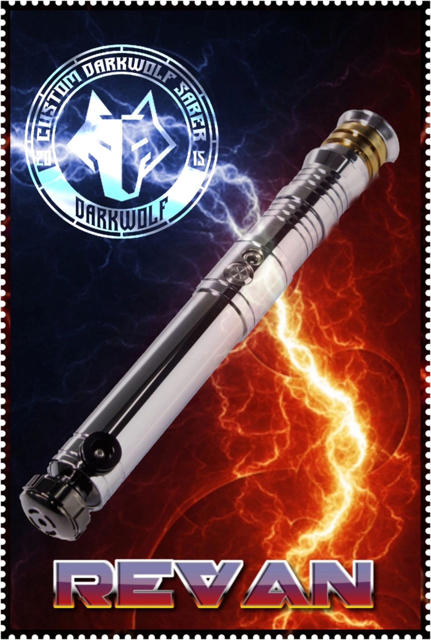 Darth Revan v1 Lightsaber – Xeno3RGB, Pixel & Proffie Electronic