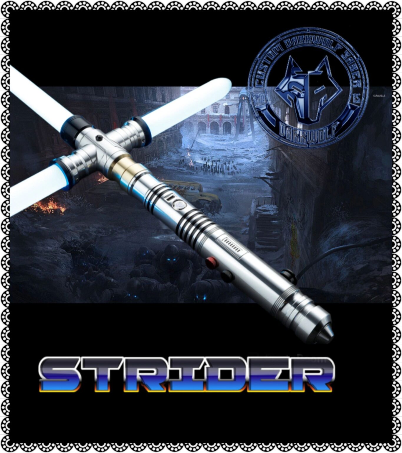 Strider Crossguard Lightsaber | Custom Duel-Ready Pixel Sabers