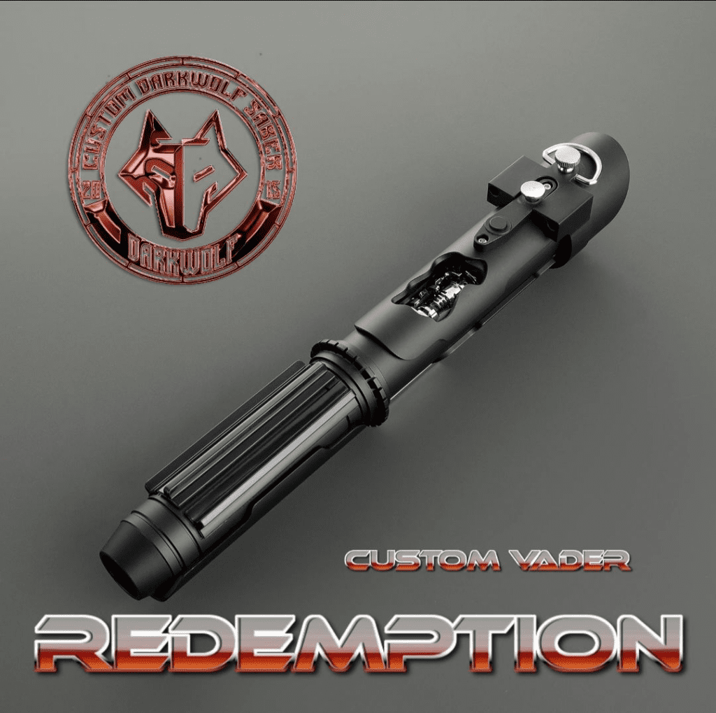Redemption Lightsaber | Vader Saber with Rotating Crystal