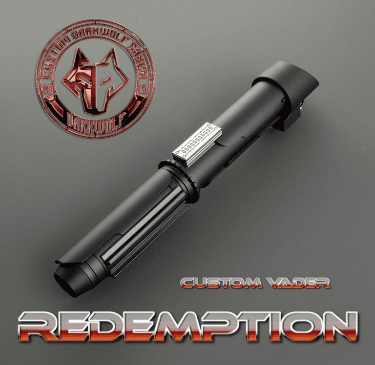 Redemption Lightsaber | Vader Saber with Rotating Crystal