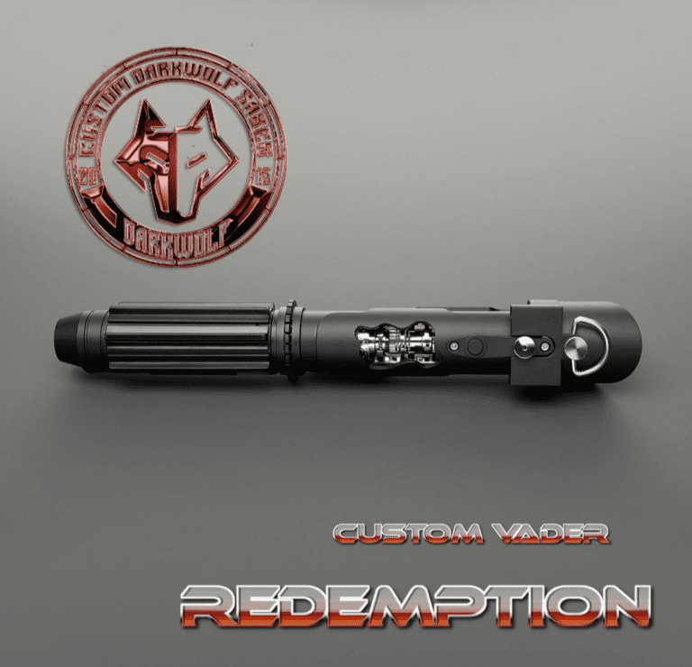 Redemption Lightsaber | Vader Saber with Rotating Crystal