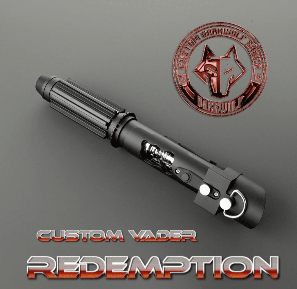 Redemption Lightsaber | Vader Saber with Rotating Crystal
