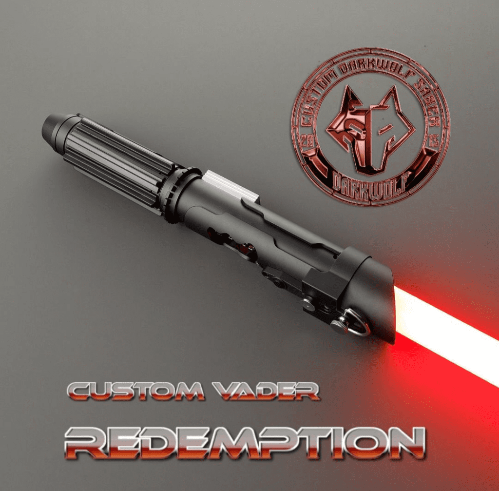 Redemption Lightsaber | Vader Saber with Rotating Crystal